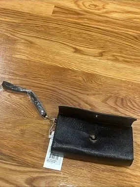 Christian Lacroix | Bags | Christian Lacroix Black Bali Caviar Wallet ...
